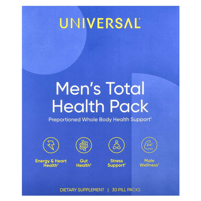 Universal U Men's Total Health Pack 30 Pill Packs