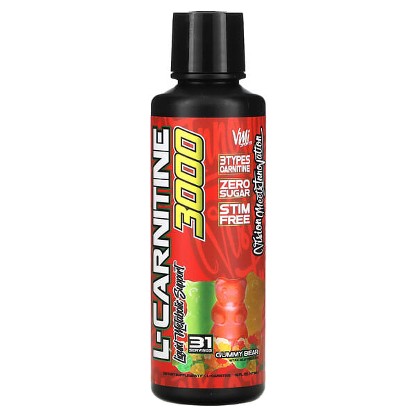 Nước uống VMI Sports L-Carnitine 3000 Gummy Bear 473ml