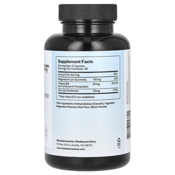 Viên uống Wholesome Story Magnesium Glycinate 60 viên